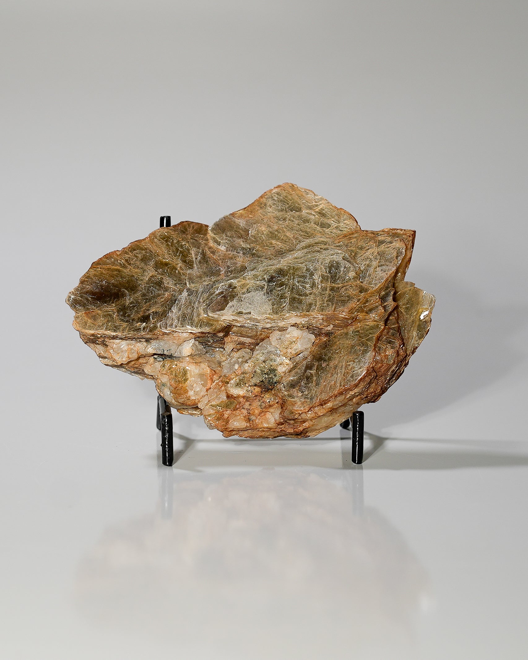 Muscovite Book with Quartz